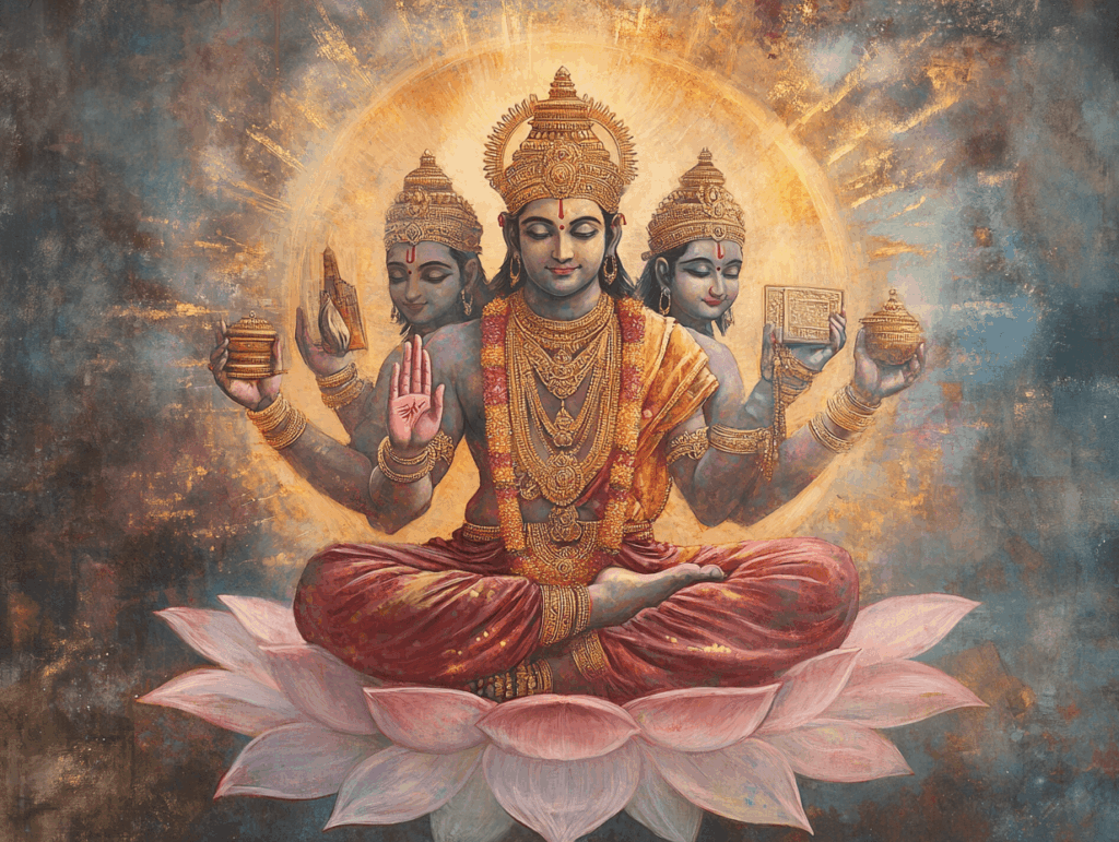 Trimurti: The Hindu Trinity | Brahma, Vishnu, Shiva Explained