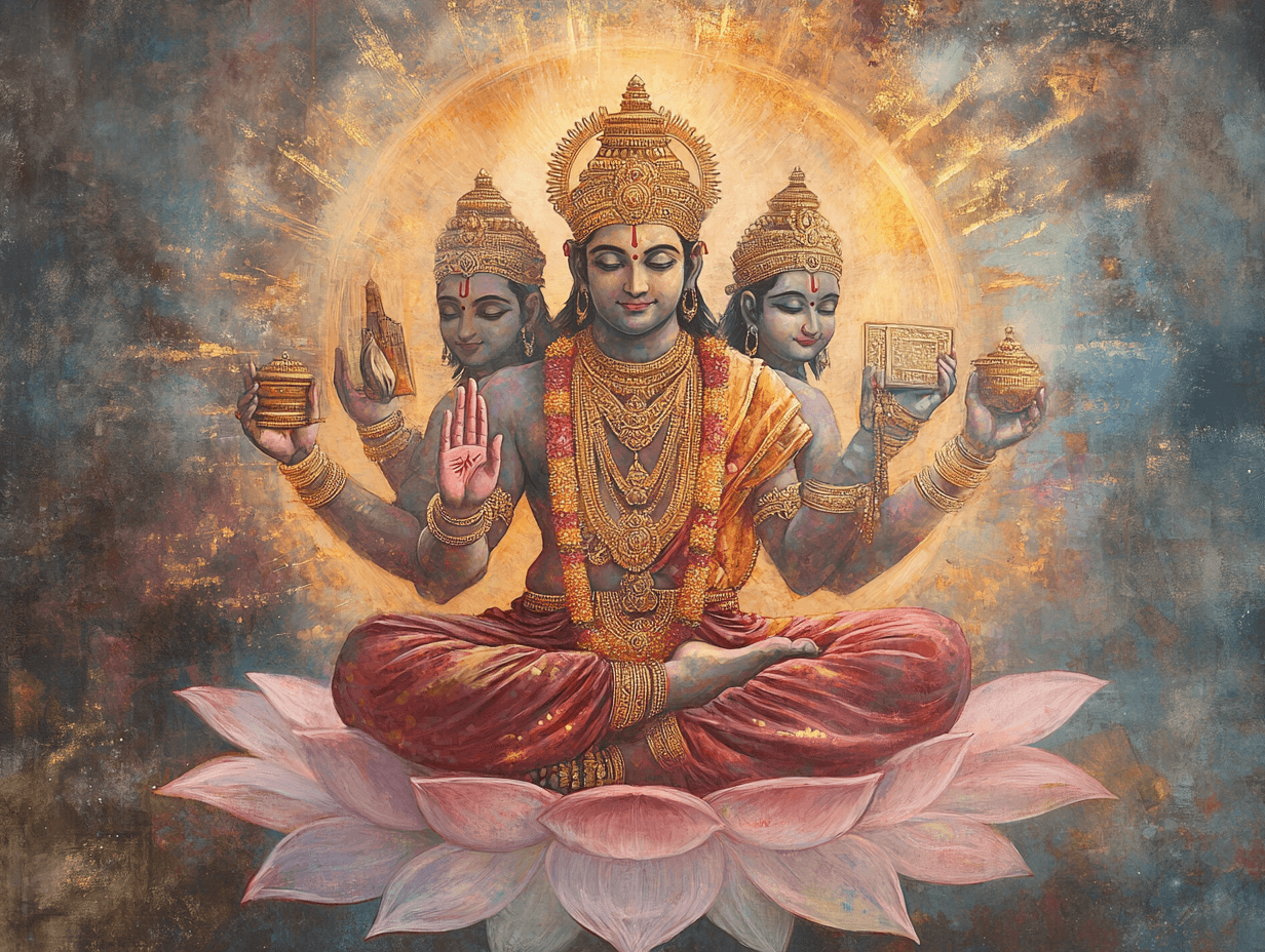 Trimurti: The Hindu Trinity | Brahma, Vishnu, Shiva Explained